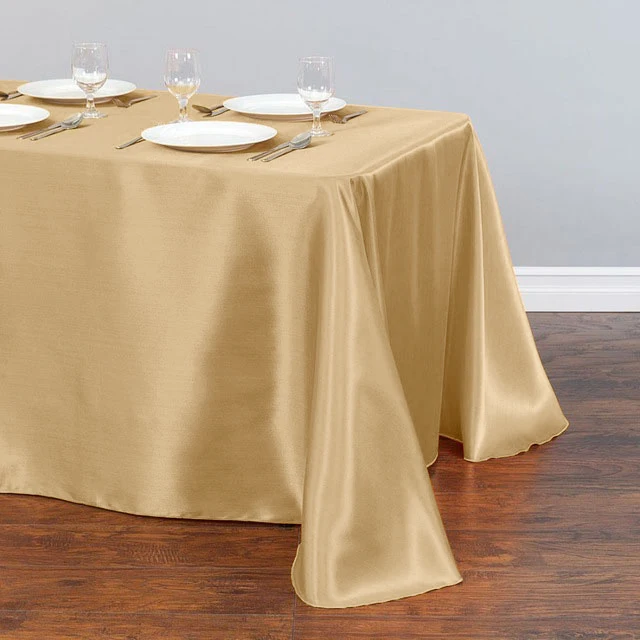 ML Rectangle Satin Tablecloth Wedding Christmas Baby Shower Birthday ...