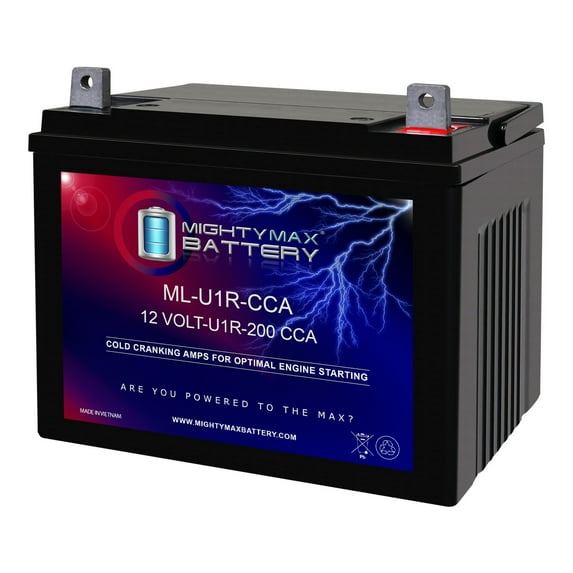 ML-U1R-CCA 12V 200CCA Replacement Battery Compatible with Craftsman LT1000 U1R Lawn Mower and ...