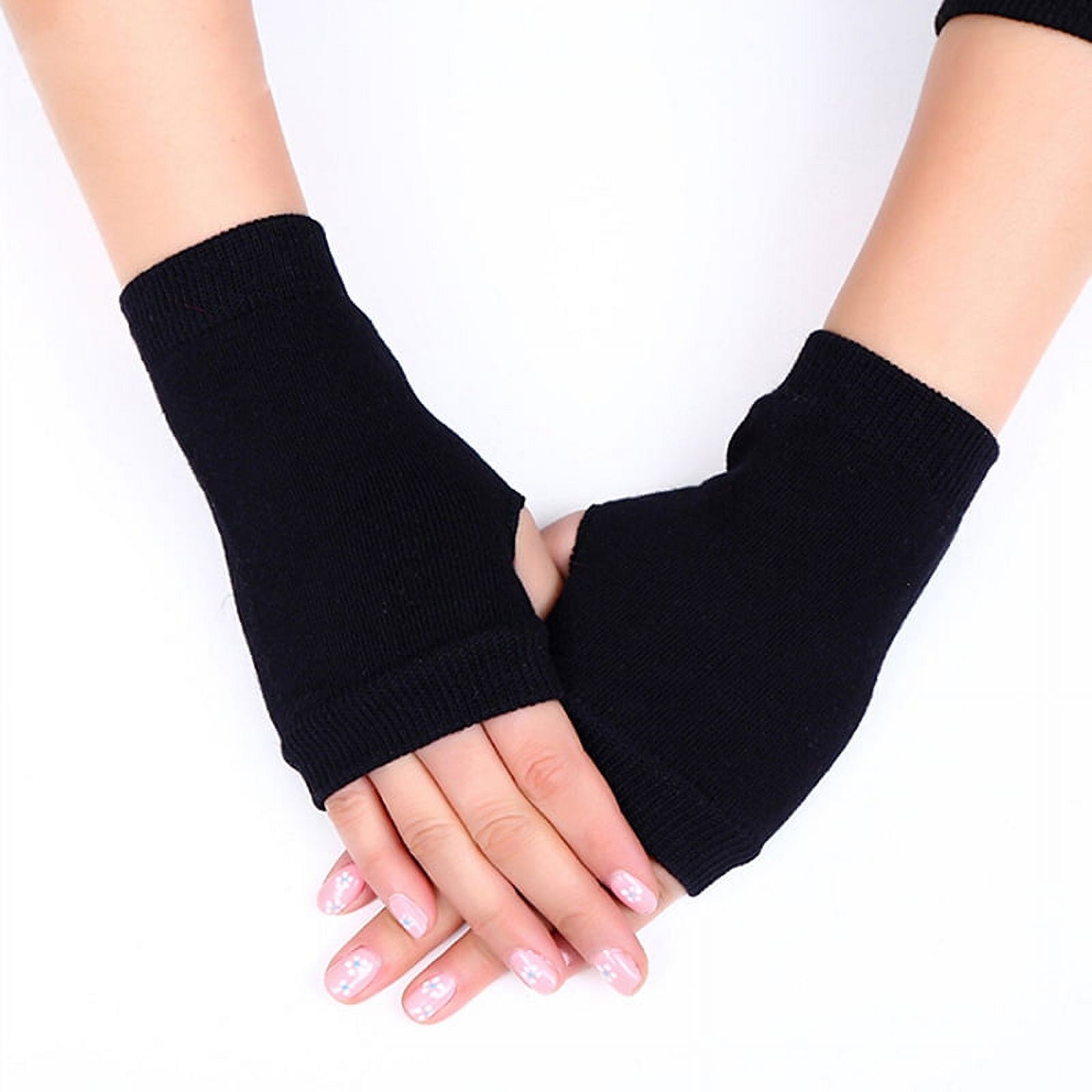 ML Winter Gloves Female Fingerless Gloves Without Fingers Women Warm ...