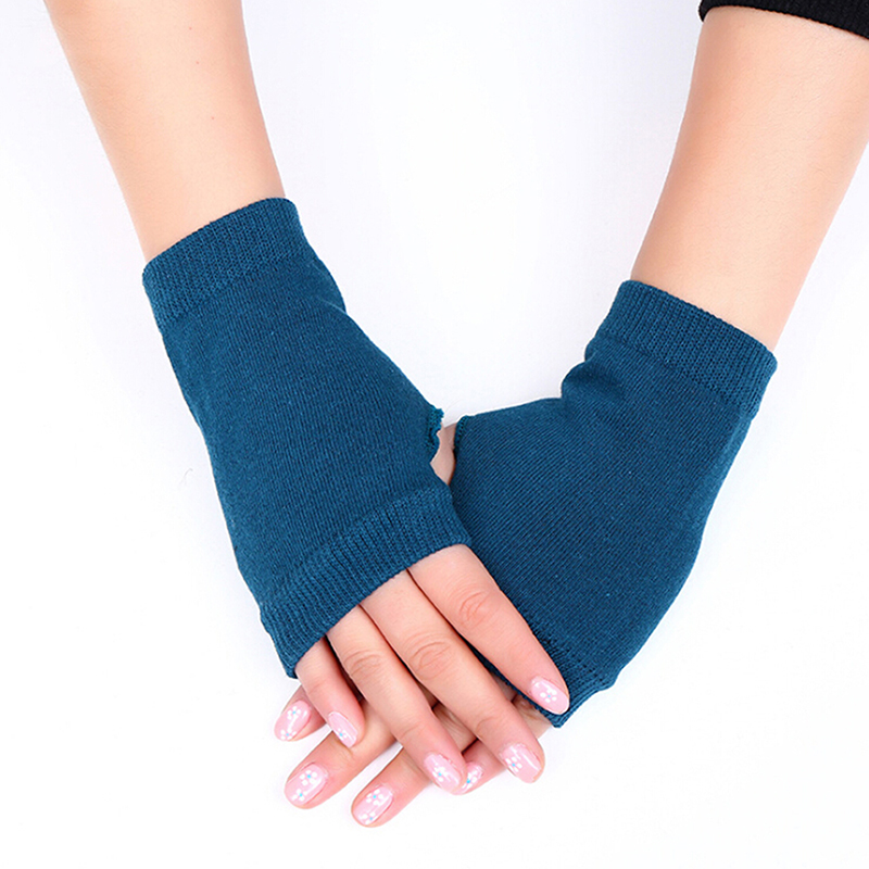 ML Winter Gloves Female Fingerless Gloves Without Fingers Women Warm ...