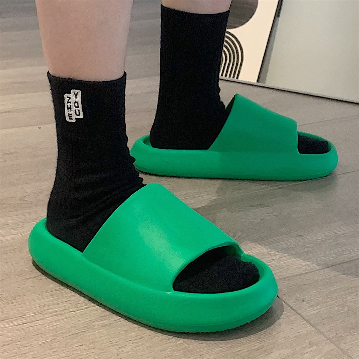 ML Women Slipper Cute Lamb Slippers Summer Student Dormitories Thck ...