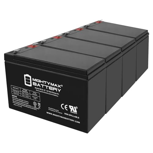 ML8-12 - 12 VOLT 8 AH SLA BATTERY - PACK OF 4 - Walmart.com
