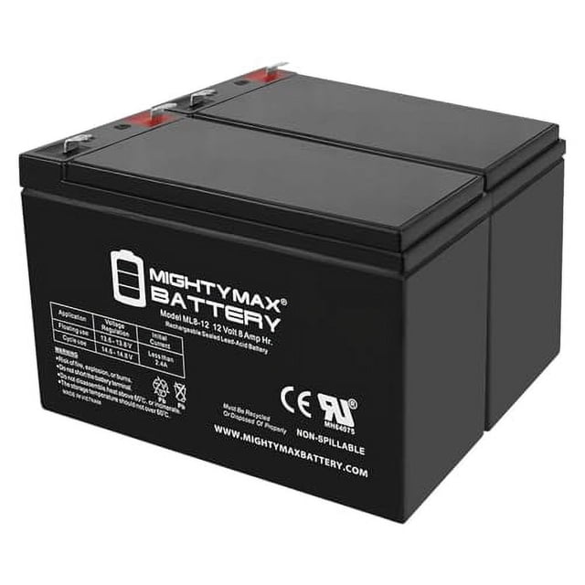 ML8-12 - 12V 8AH Battery with Power Patrol Backup SLA1075-2 Pack ...