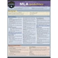 MLA Guidelines - 9th Edition: A Quickstudy Laminated Style Reference Guide - Walmart.com