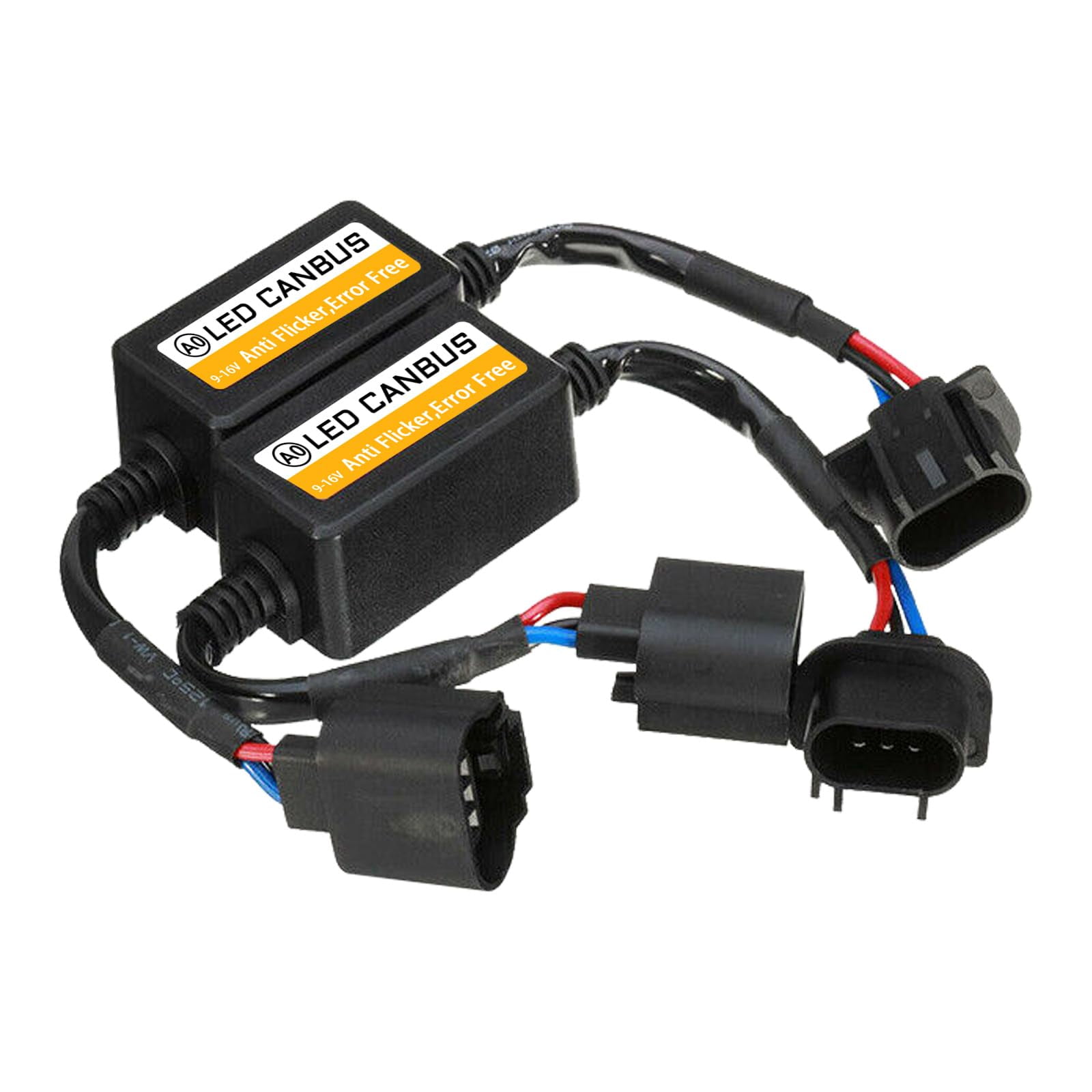 MLAHUIER 2PCS Car LED Headlight Canbus Decoder, H13/9008 Blinker ...