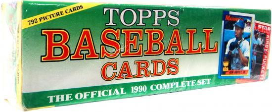 Walmart MLB 1990 Topps Baseball Cards Complete Set with Key Rookie ...
