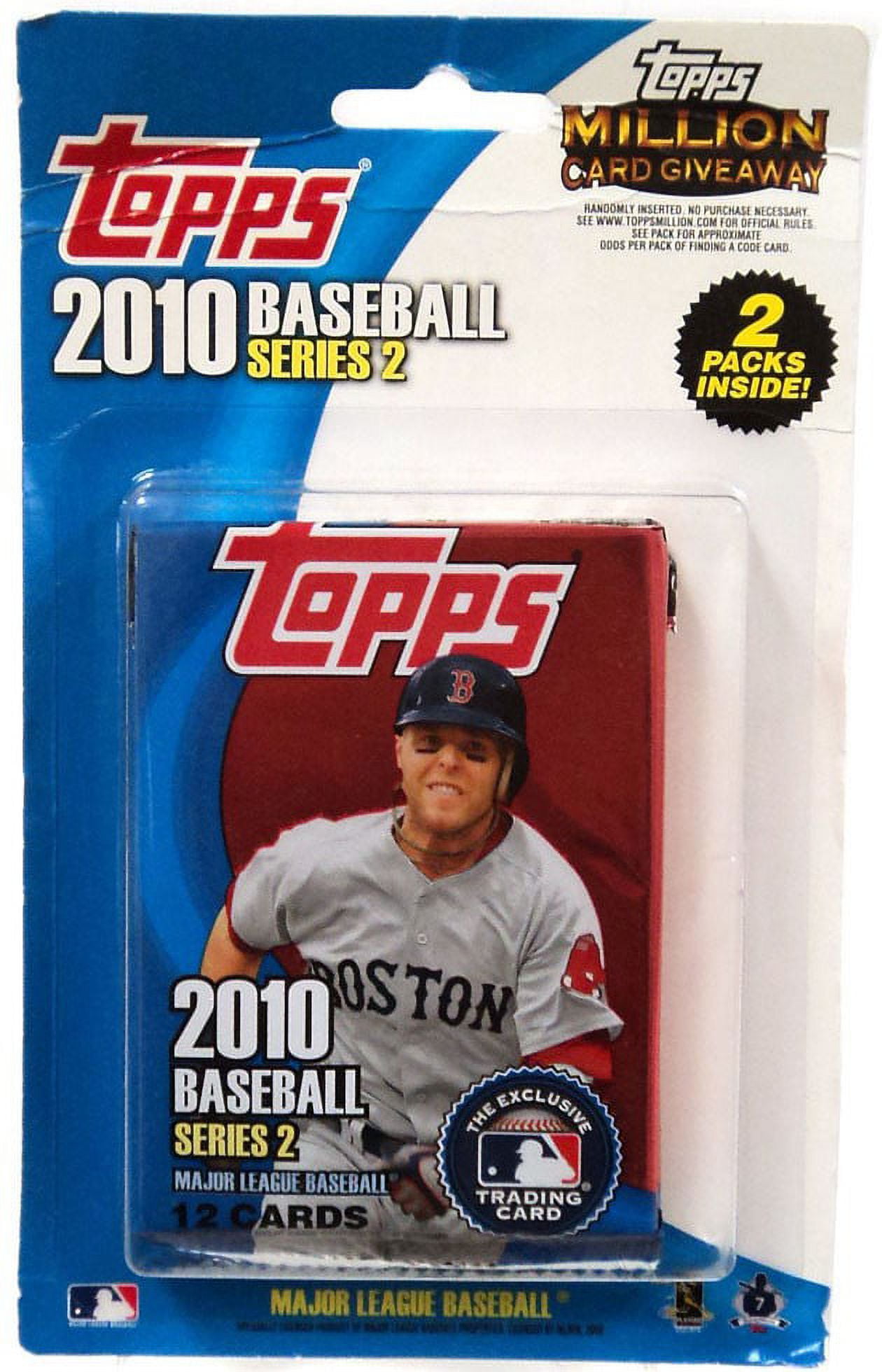 MLB 2010 Topps Baseball Cards Series 2 Trading Card Hanger 2-Pack ...