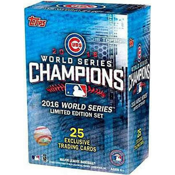 Chicago Cubs 2016 Topps Baseball World Series Champions Box Set ...