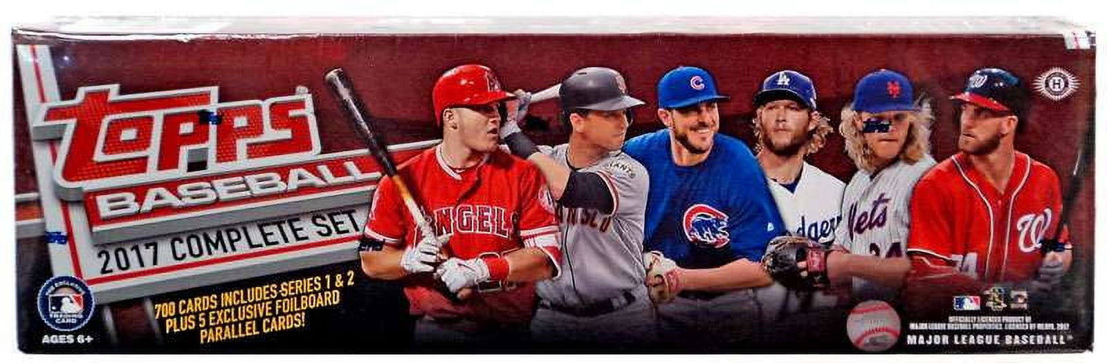 MLB 2017 Topps Baseball Cards Complete Set [Hobby Edition] - Walmart.com