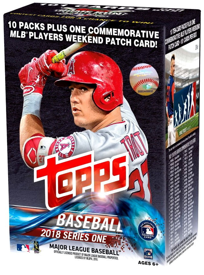 2018 Topps MLB Series 1 Sealed Unopened Trading Card Blaster Box (10 ...
