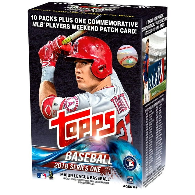 2018 Topps MLB Series 1 Sealed Unopened Trading Card Blaster Box (10 ...