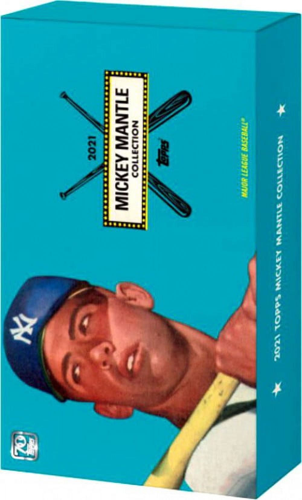 Free Shipping! MLB 2021 Mickey Mantle Trading Card Collection Pack (5 ...