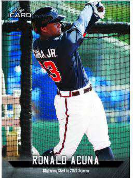 MLB 2021 Pro Set Baseball Ronald Acuna Trading Card #17 - Walmart.com