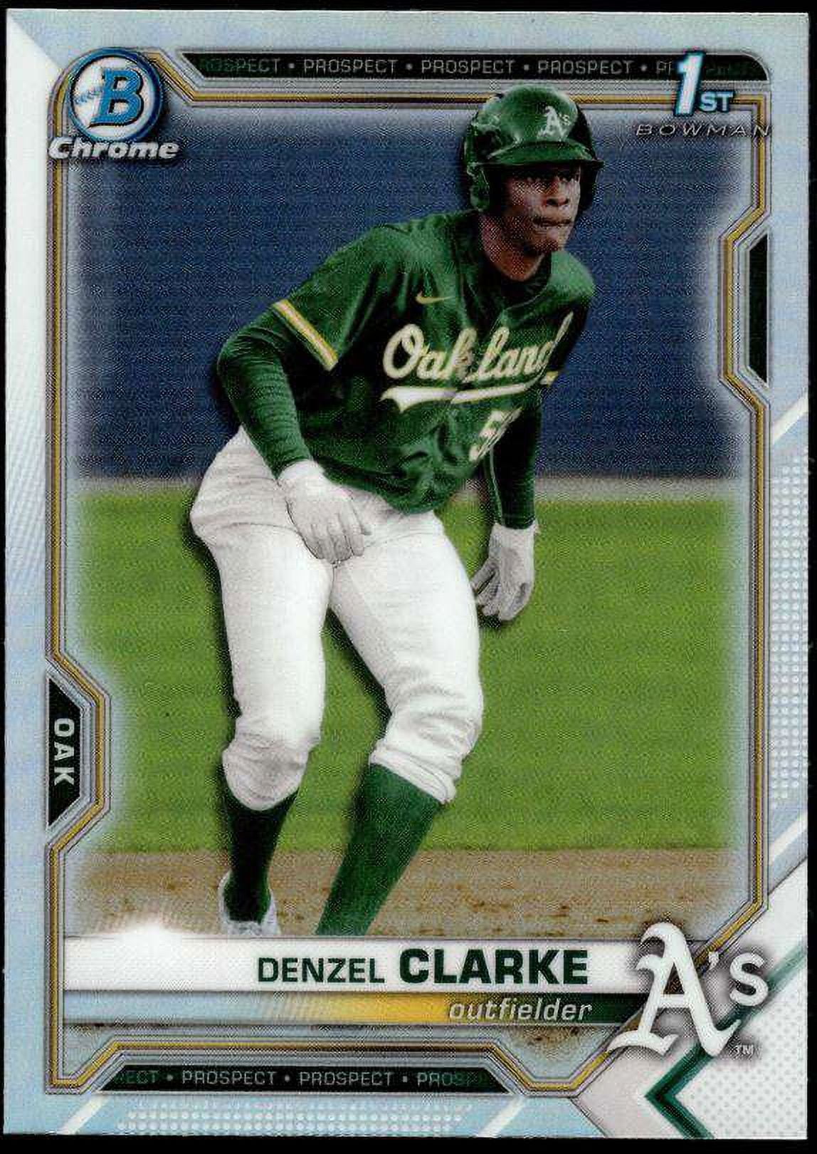 MLB 2022 Bowman Chrome Baseball Denzel Clarke Rookie Trading Card BDC ...