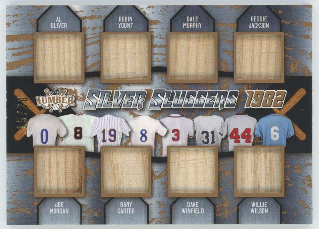 MLB 2022 Leaf Lumber 15/20 1982 Silver Sluggers Oliver/Yount/Murphy ...