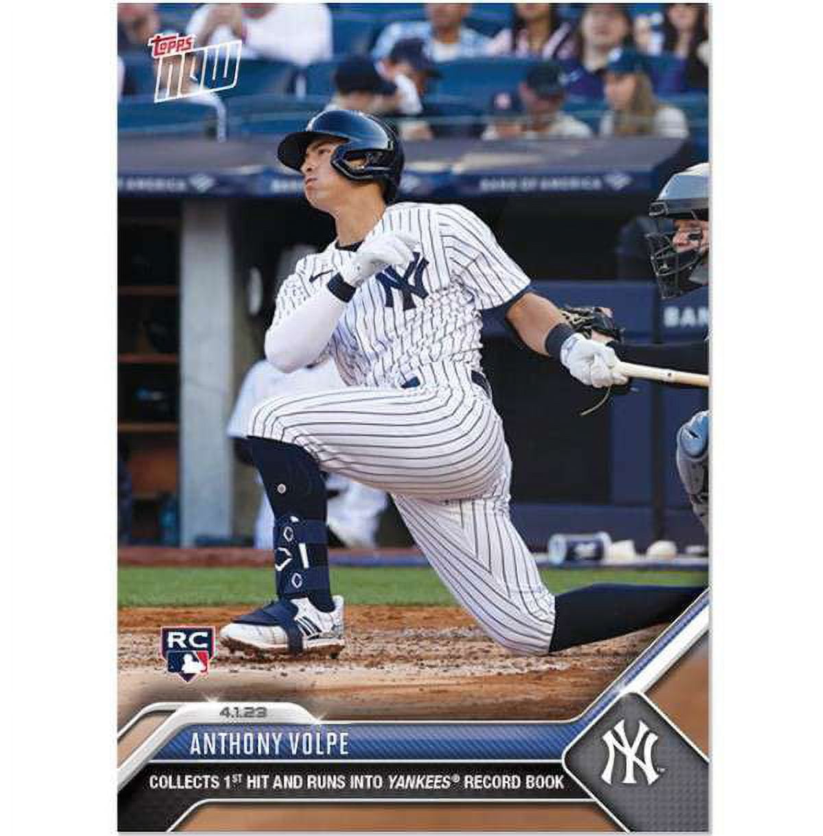 MLB 2023 Topps Now Baseball Anthony Volpe #22 (Rookie Card, Collects ...