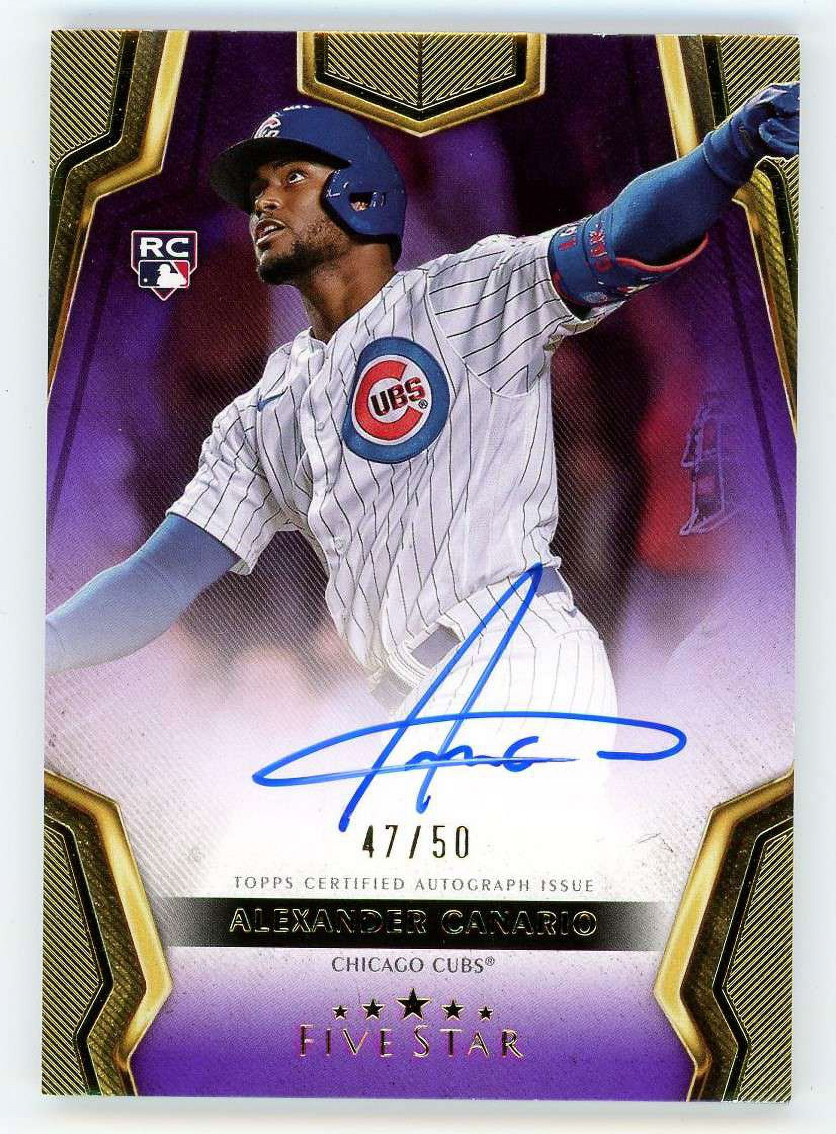 MLB 2024 Five Star Baseball 47/50 Alexander Canario FSA-AC (Rookie Auto) - Walmart.com