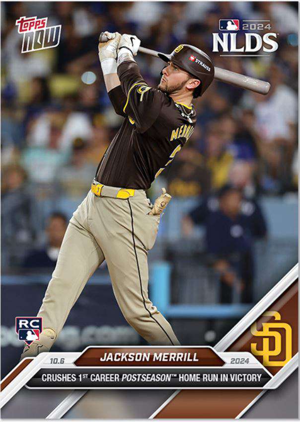 MLB 2024 NOW Baseball Jackson Merrill #810 (Rookie, Crushes 1st Career ...