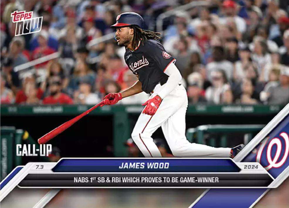 MLB 2024 NOW Baseball James Wood #373 - Walmart.com