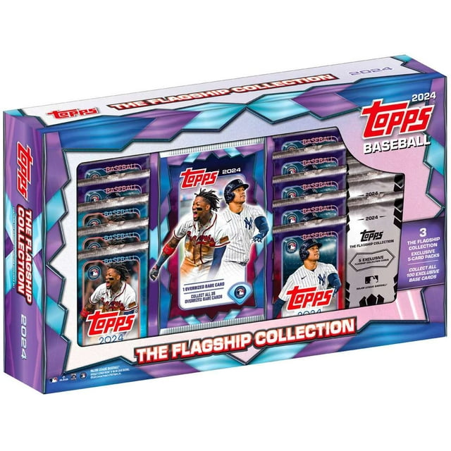 MLB 2024 Series 1 & 2 Baseball The Flagship Collection Trading Card Box ...