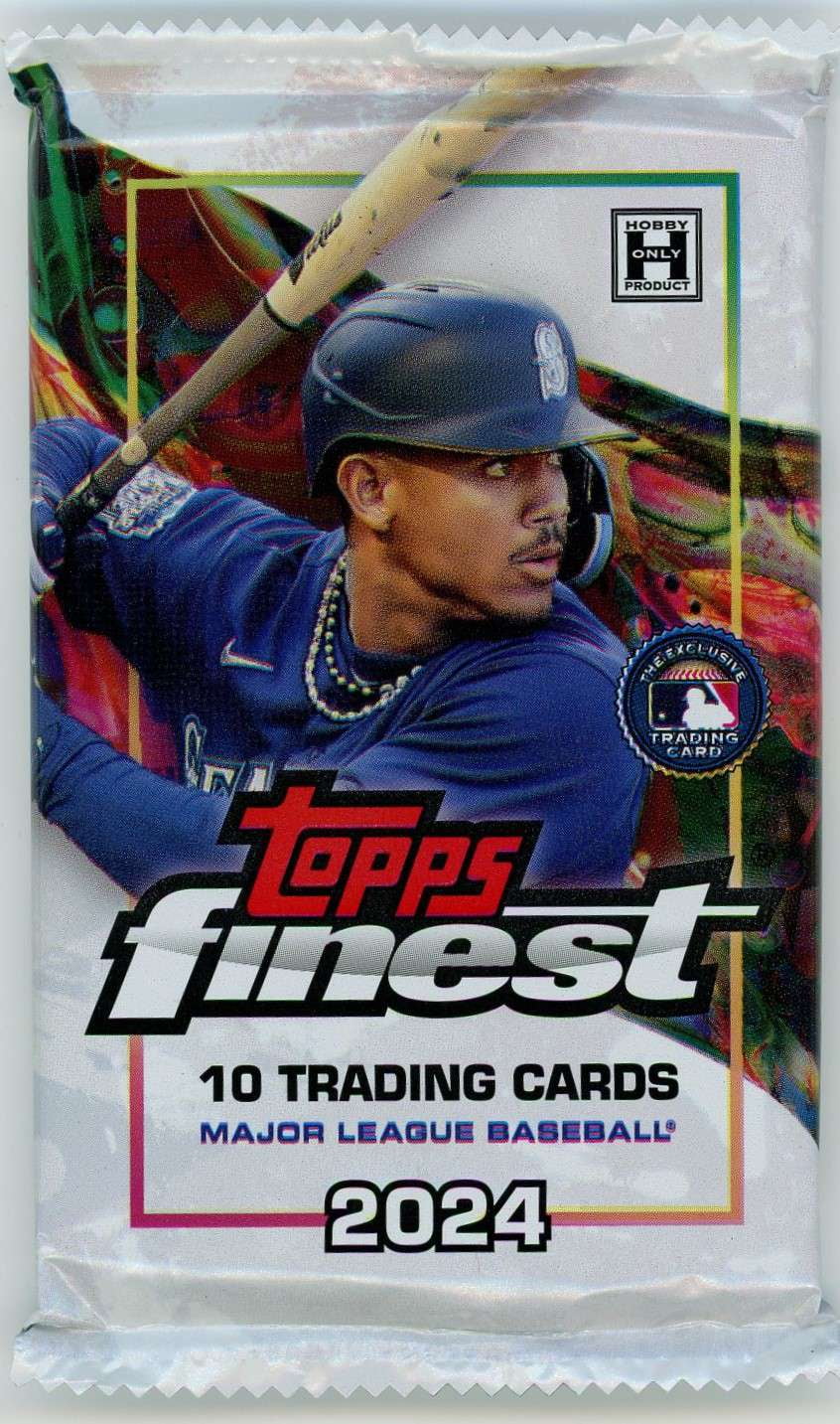 MLB 2024 Topps Finest Baseball Trading Card HOBBY Pack (10 Cards Per Pack) - Walmart.com