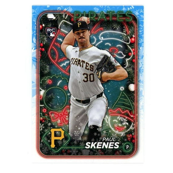 MLB 2024 Topps Holiday Baseball Paul Skenes H165 [Rookie] - Walmart.com