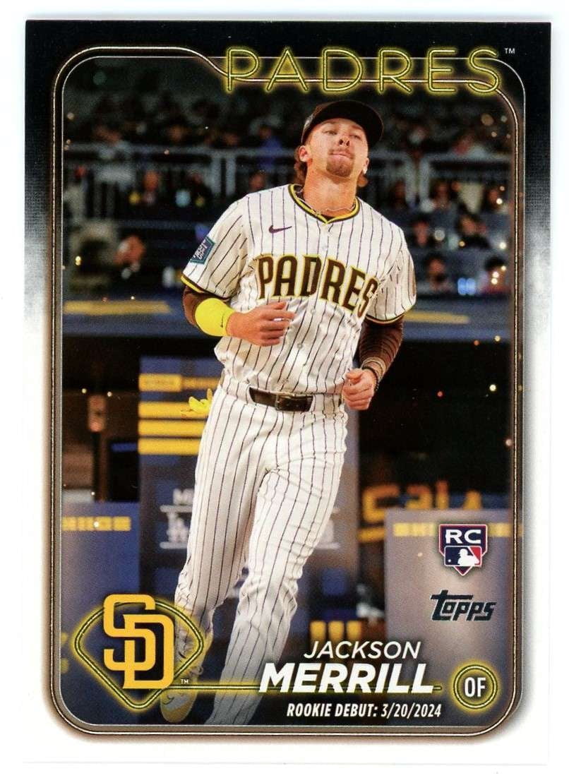 MLB 2024 Topps Update Series Debut Jackson Merrill US169 (Rookie ...