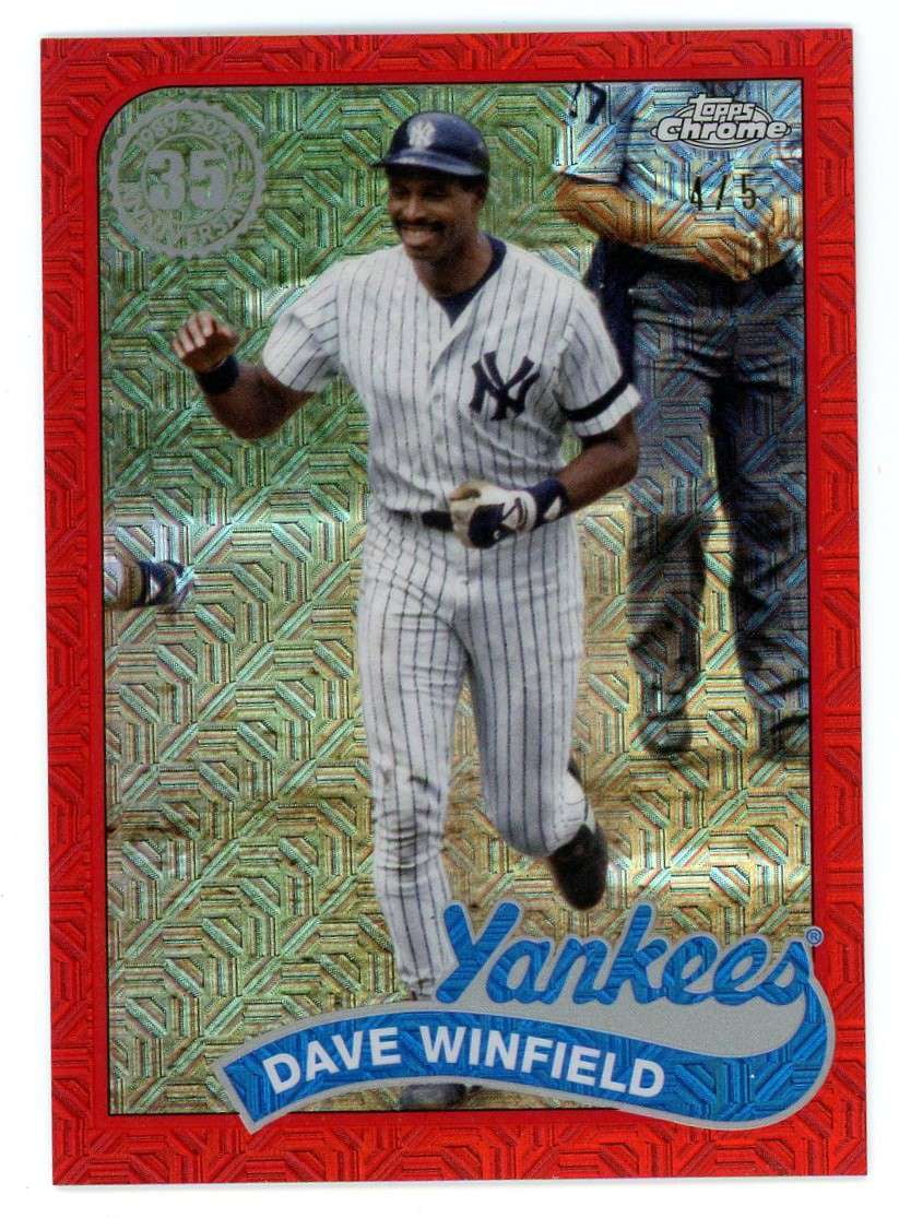 MLB 2024 Update Series Baseball 1989 Silver Pack Red Mojo Refractor 4/5 ...