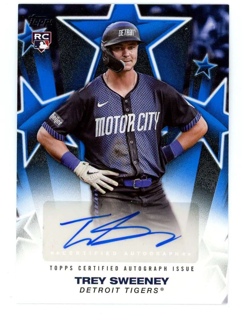 MLB 2025 Topps Series 1 49/150 Trey Sweeney BSA-TRE (Rookie Auto ...