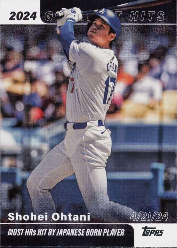 MLB 2025 Topps Series 1 Baseball Greatest Hits Shohei Ohtani GH-8 ...