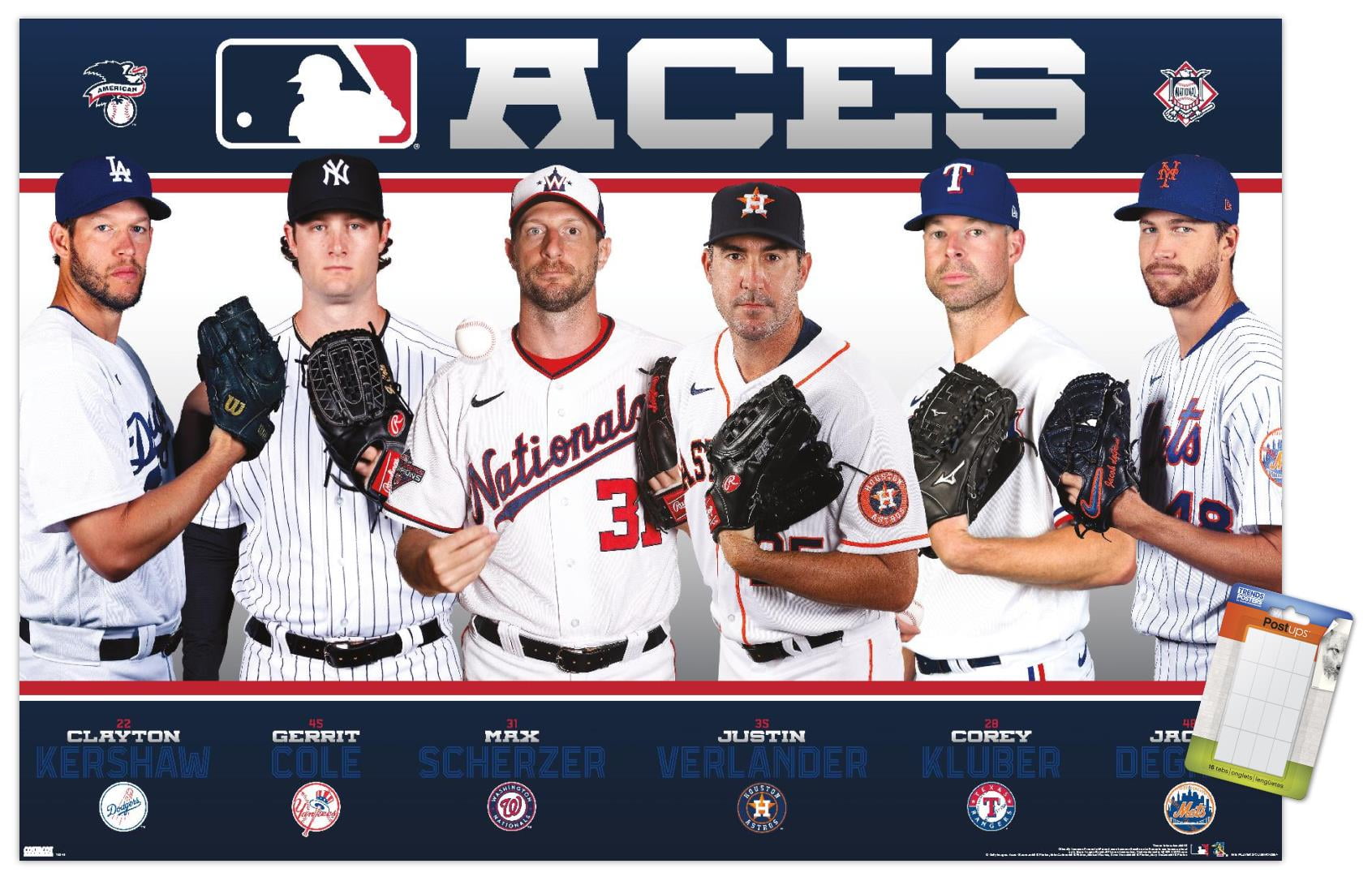 MLB - Ace Pitchers 20 Wall Poster, 22.375" x 34" - Walmart.com
