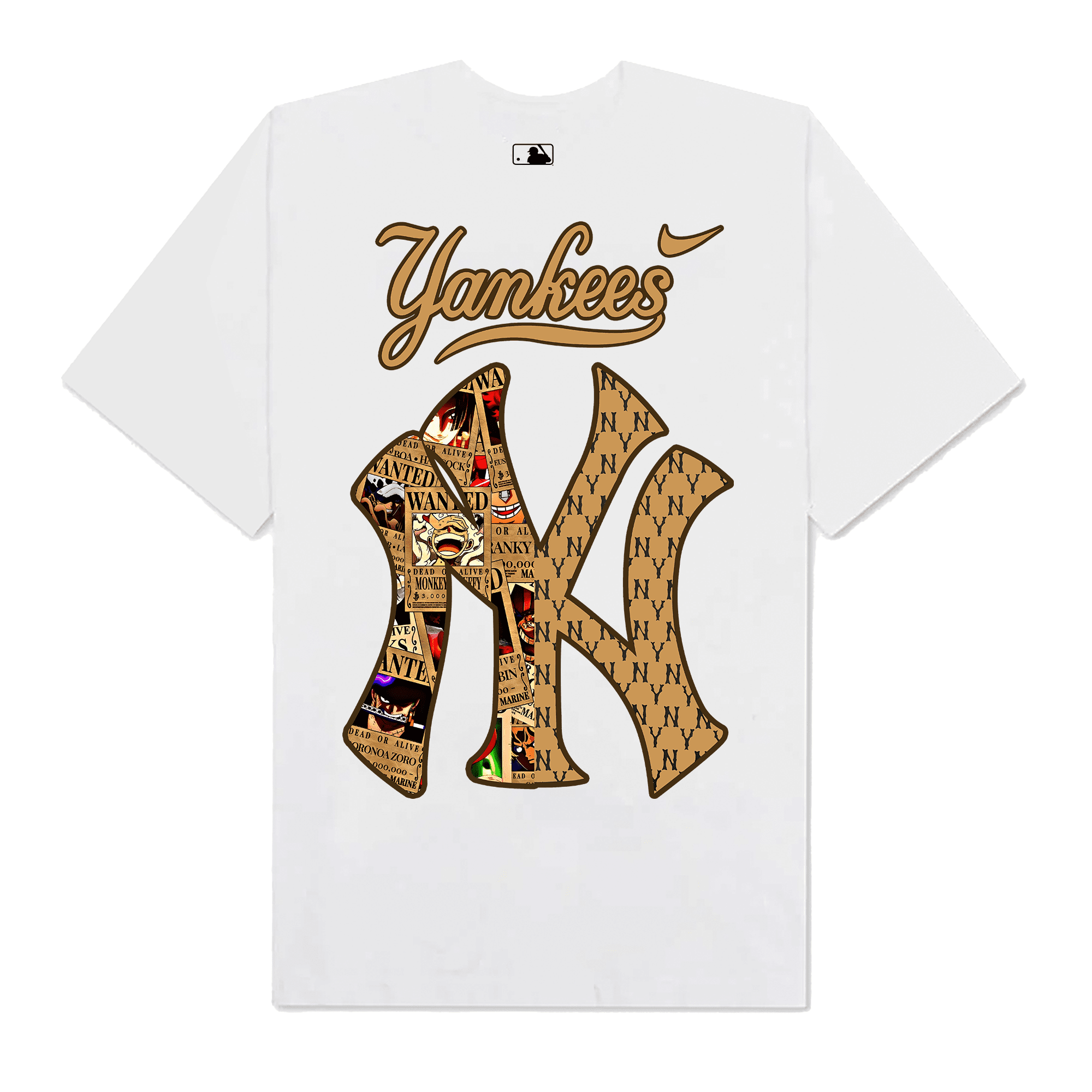 MLB Anime One Piece Yankees T-Shirt - Walmart.com