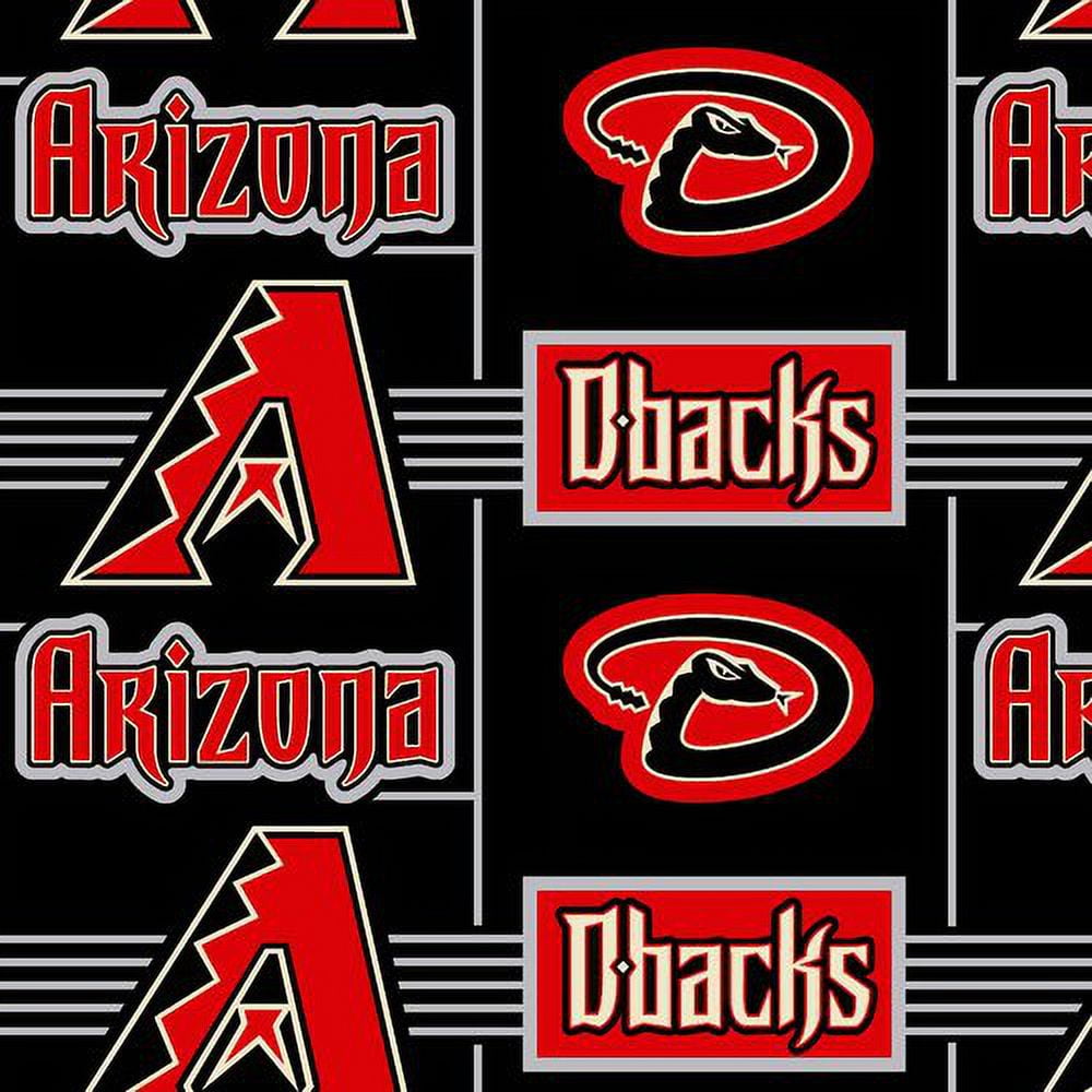 MLB Arizona Diamondbacks Fleece 10" x 6" Fabric, 1 Each - Walmart ...