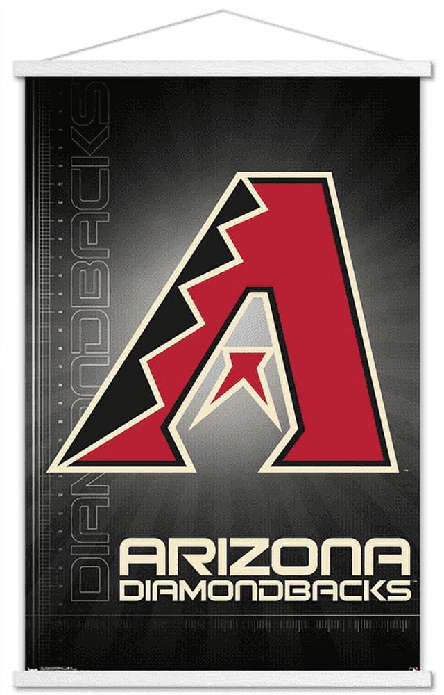MLB Arizona Diamondbacks - Logo 16 Wall Poster with Wooden Magnetic ...