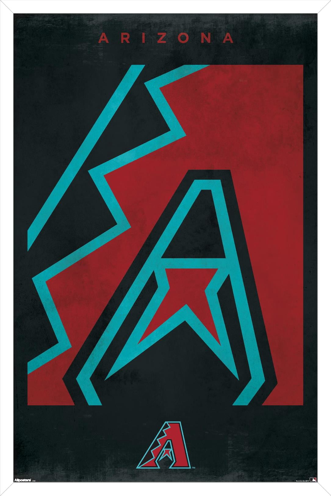 MLB Arizona Diamondbacks - Logo 25 Wall Poster, 14.725" x 22.375 ...