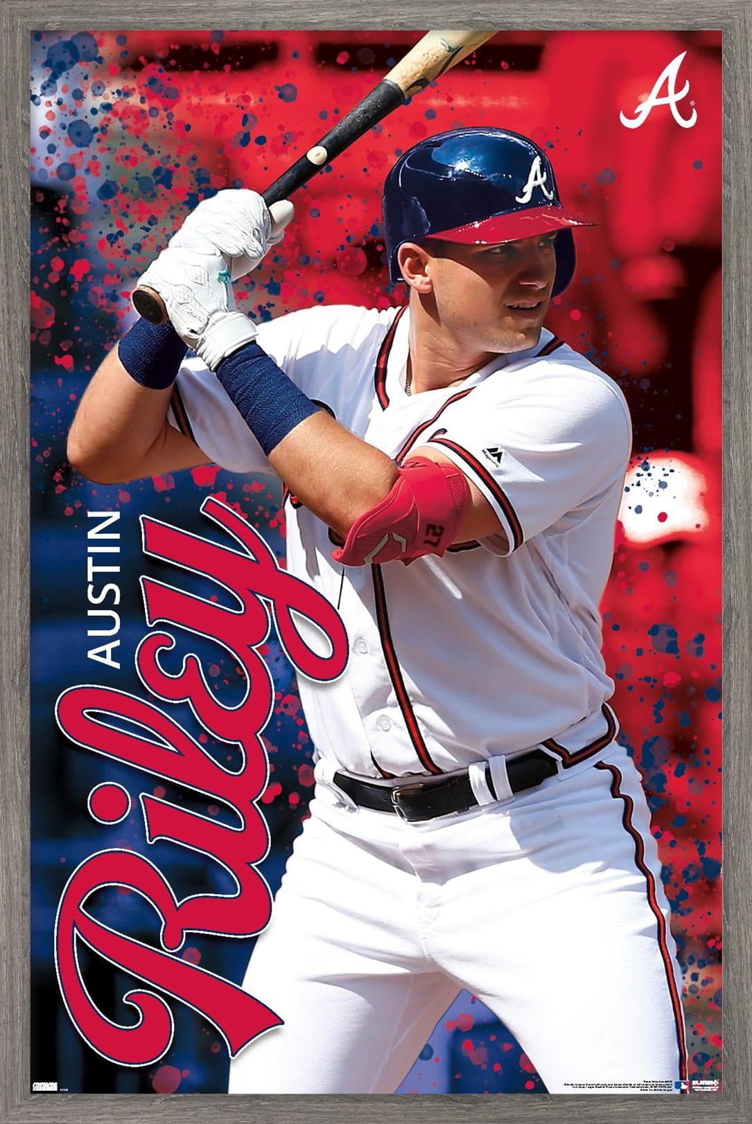 MLB Atlanta Braves - Austin Riley 22 Wall Poster, 22.375" x 34" Framed ...