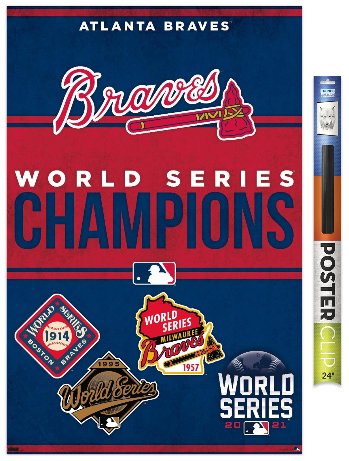 MLB Atlanta Braves - Champions 23 Wall Poster, 22.375" x 34" - Walmart.com
