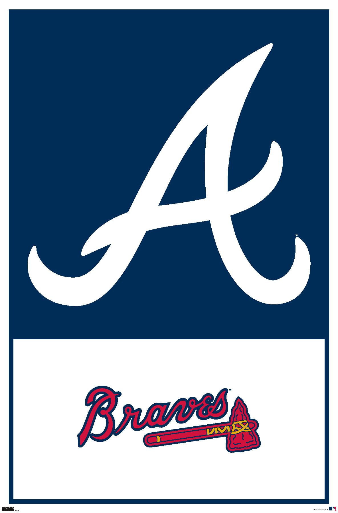 MLB Atlanta Braves - Logo 22 Wall Poster, 22.375" x 34" - Walmart.com