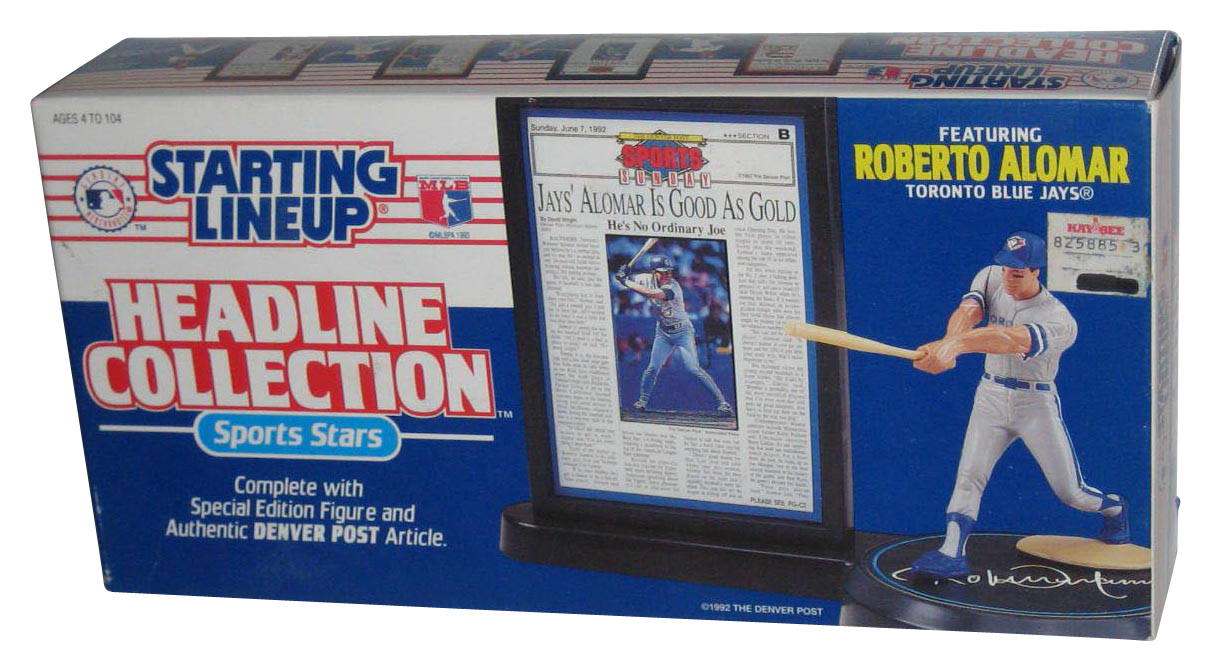 MLB Baseball Roberto Alomar Headline Collection (1992) Kenner Starting ...