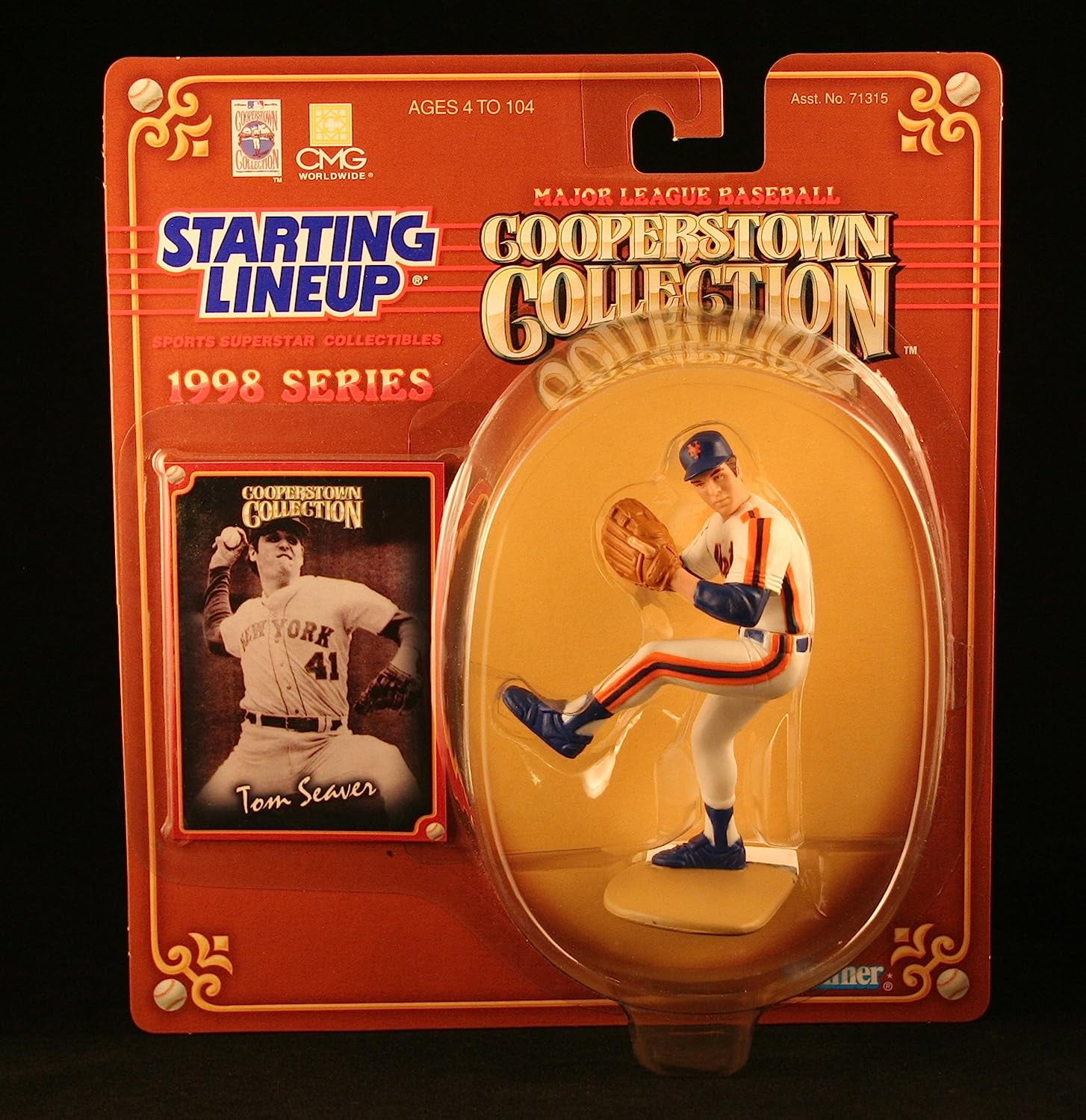 1 X TOM SEAVER / NEW YORK METS 1998 MLB Cooperstown Collection Starting ...