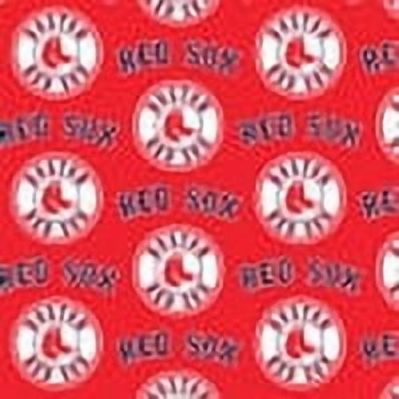 MLB Boston Red Sox 58" 100% Cotton Sports Logo Craft Fabric By the Yard ...