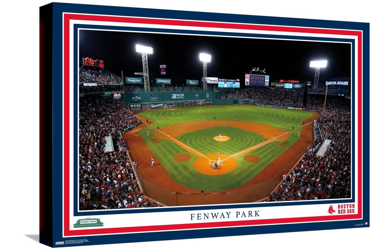 MLB Boston Red Sox - Fenway Park 22 Canvas Wall Poster, 14.725" x 22.375" - Walmart.com