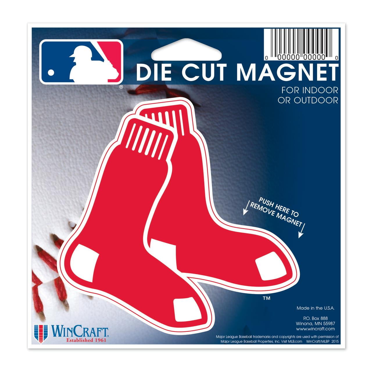 MLB Boston Red Sox Logo Magnet - 4.5 x 6 Die-Cut Magnet - Walmart.com