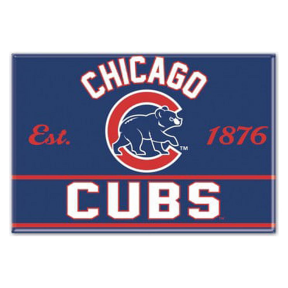 MLB Chicago Cubs Logo Fridge Magnet - 2.5 x 3.5 Magnet - Walmart.com