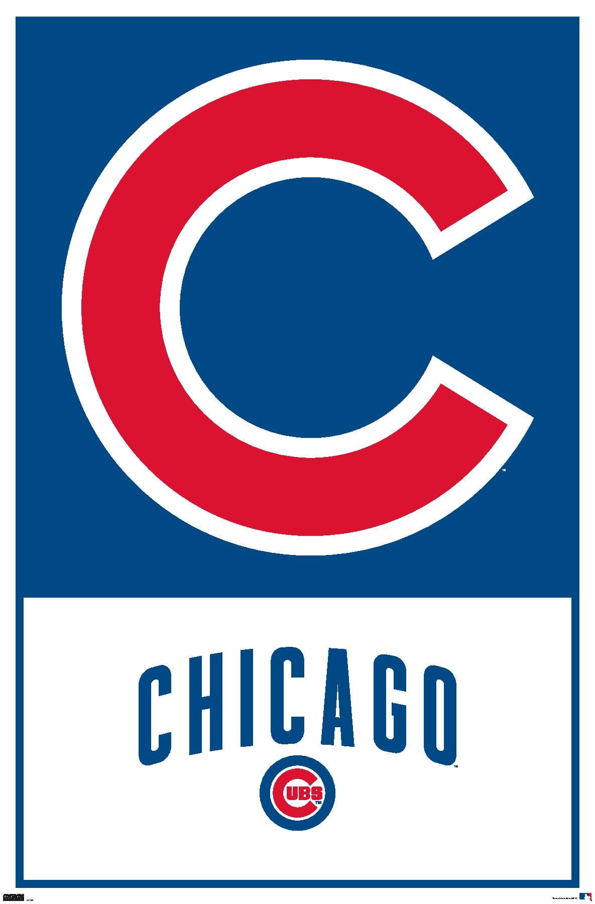 MLB Chicago Cubs - Logo 22 Wall Poster, 22.375" x 34" - Walmart.com
