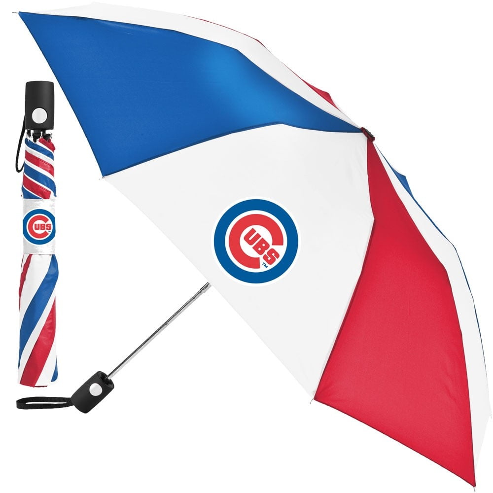 Chicago Cubs 42 Umbrella - Totes Steel Frame Nylon Canopy - Walmart.com