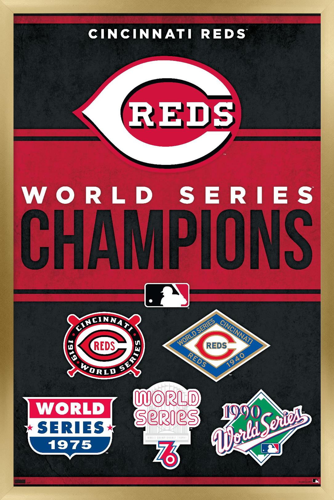 MLB Cincinnati Reds - Champions 23 Wall Poster, 14.725" x 22.375" Framed - Walmart.com