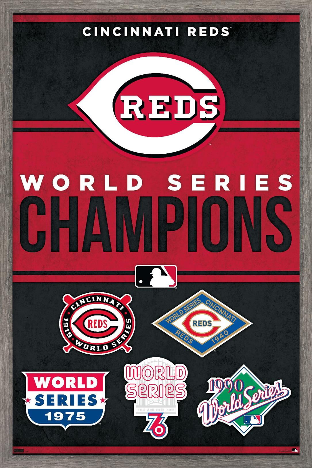 MLB Cincinnati Reds - Champions 23 Wall Poster, 22.375" x 34" Framed ...