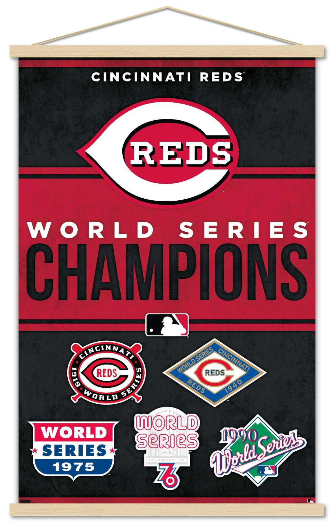 MLB Cincinnati Reds - Champions 23 Wall Poster with Magnetic Frame, 22. ...