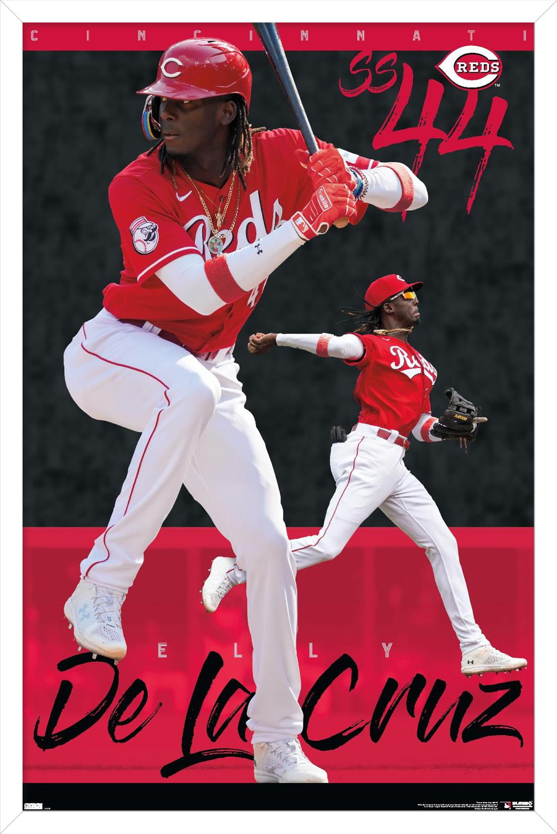 MLB Cincinnati Reds - Elly De La Cruz 23 Wall Poster, 22.375" x 34 ...